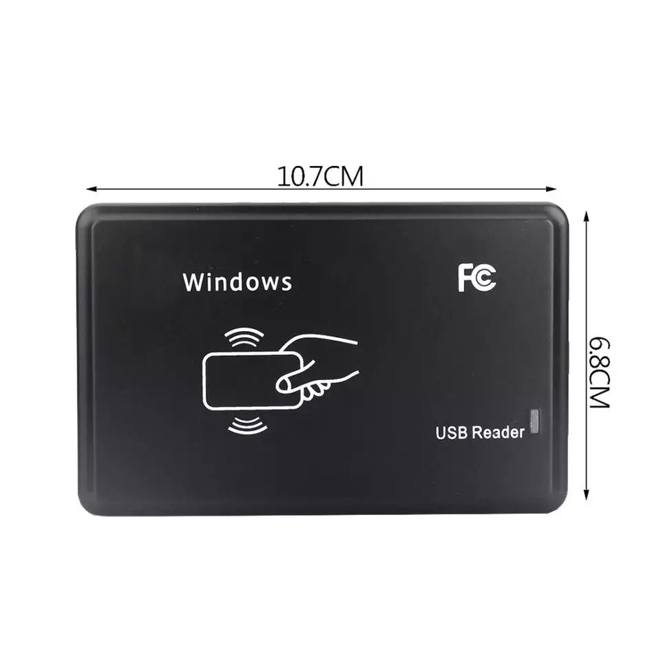 เครื่องอ่านบัตร RFID Mifare Smart Card ความถี่ 13.56MHz USB Proximity ...