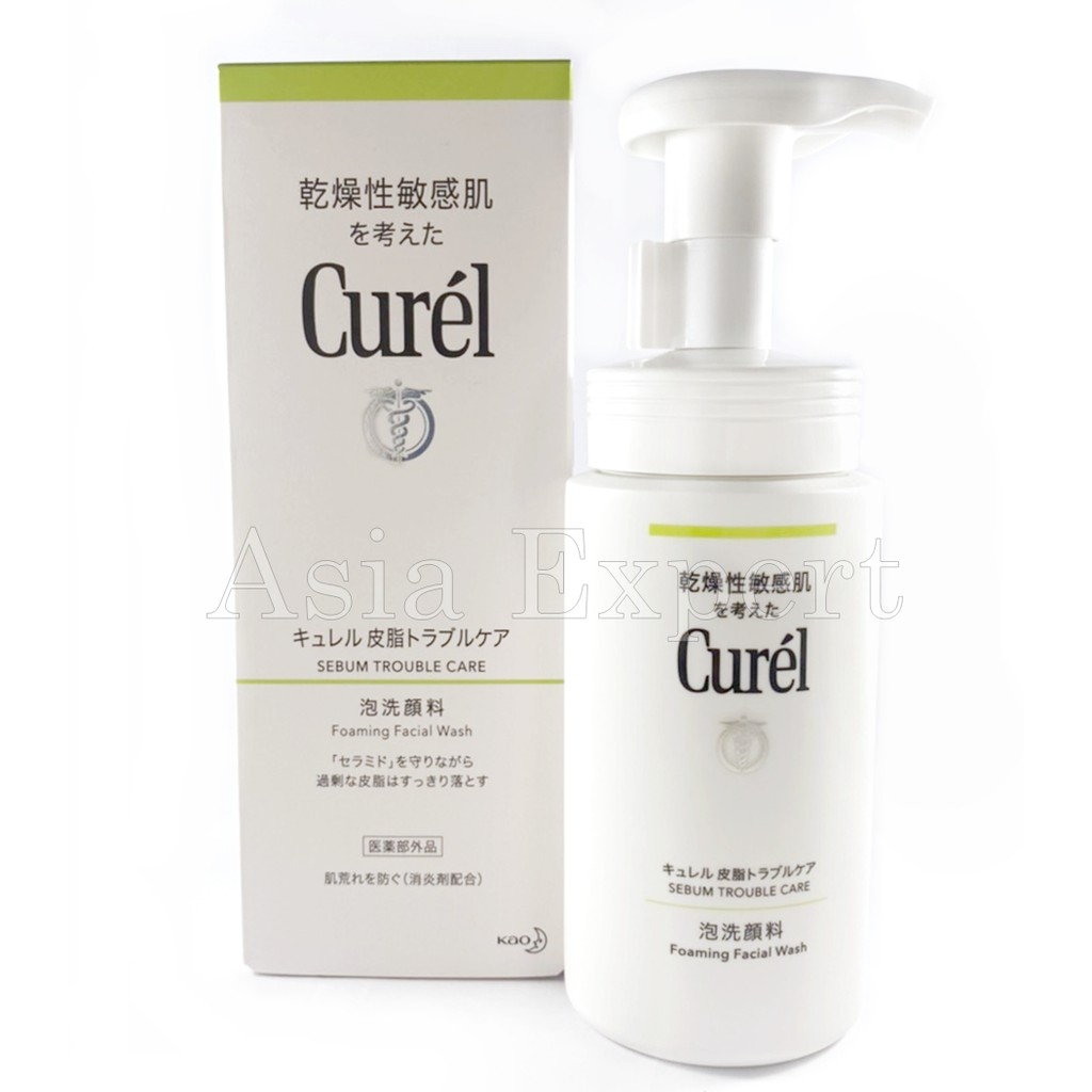 Curel SEBUM TROUBLE CARE Sebum Care Foaming Wash 150mL - pattayayen ...