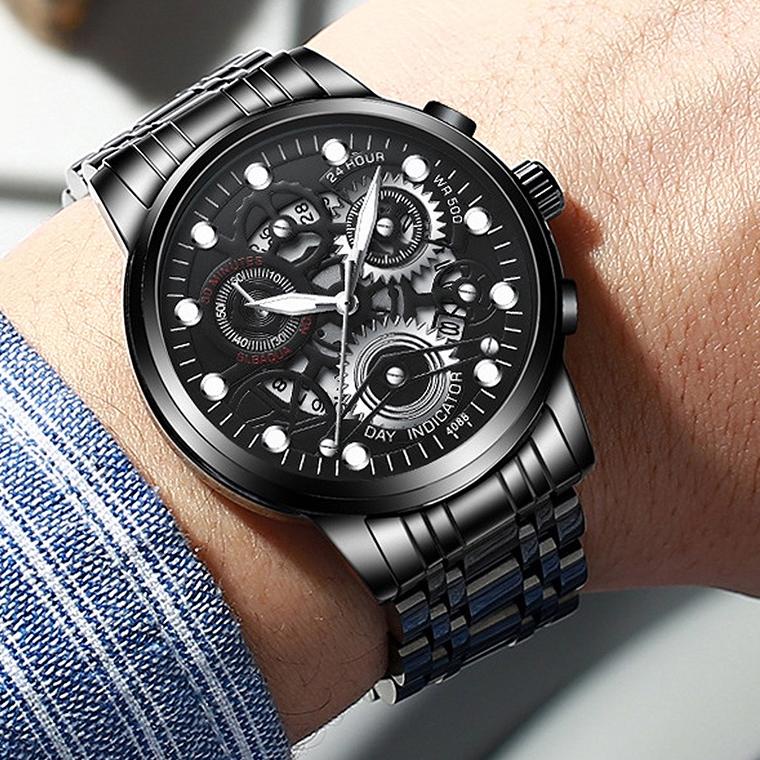 นาฬิกาข้อมือ สําหรับผู้ชาย (ผูกพัน 4088) กล่องของขวัญ ไม่มีขาย Q8R ...