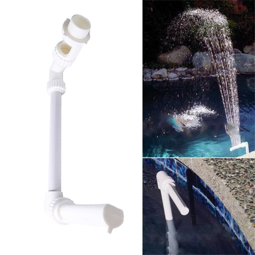 MENGXUAN Adjustable Water Spay PVC Fountain Tube Spraying Pool ...