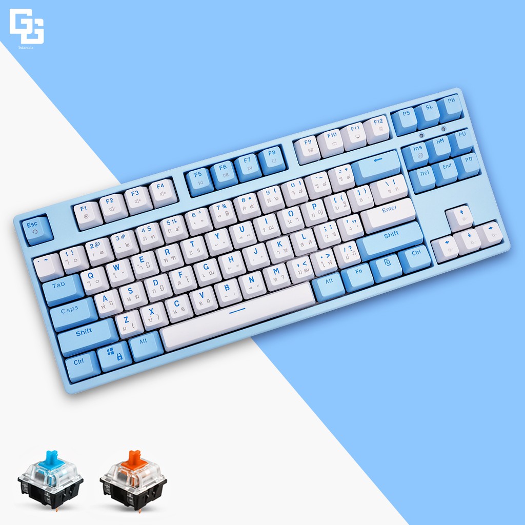 Key Thai Readson Blue Edition Mechanical คีย์บอร์ดเกมมิ่ง บลูสวิตซ์ เรด ...