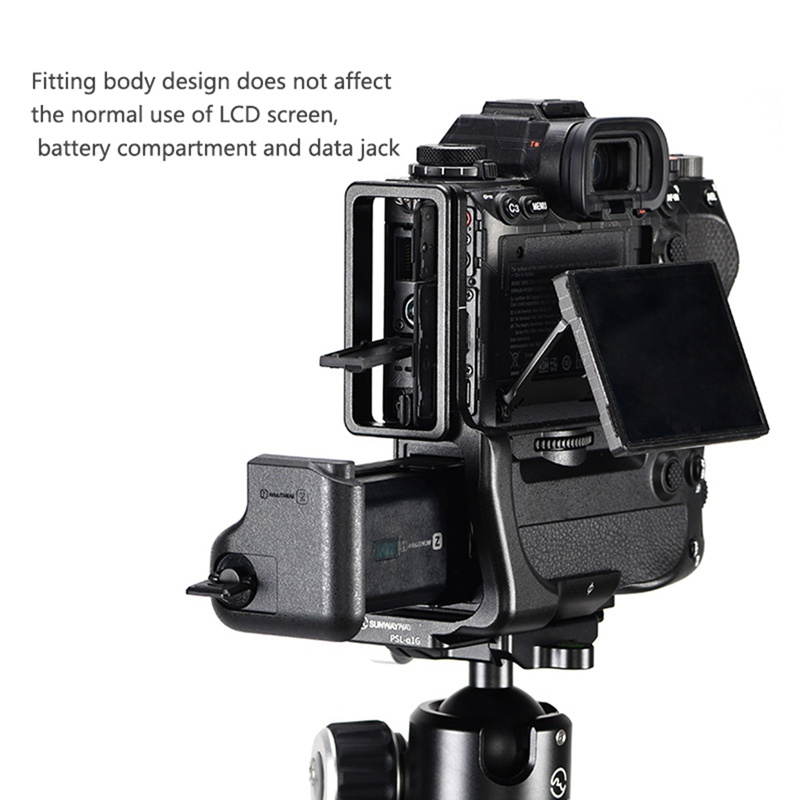 เพลทขาตั้งกล้อง รูปตัว L ปลดเร็ว 14 นิ้ว สําหรับ Sony A1 A7S3-G - mi4743.th - ThaiPick