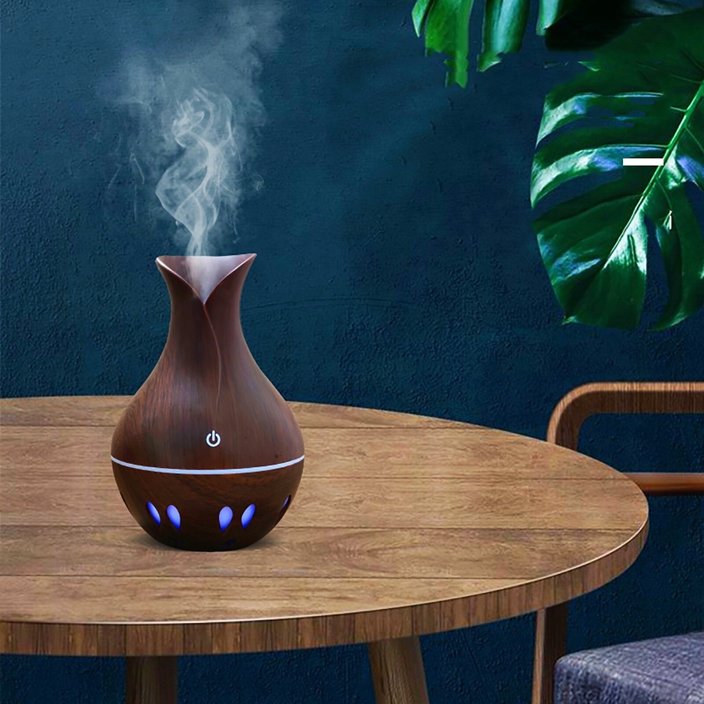 Home Car USB Mini Air Purifier Humidifier Oil Aroma Diffuser w Touch ...