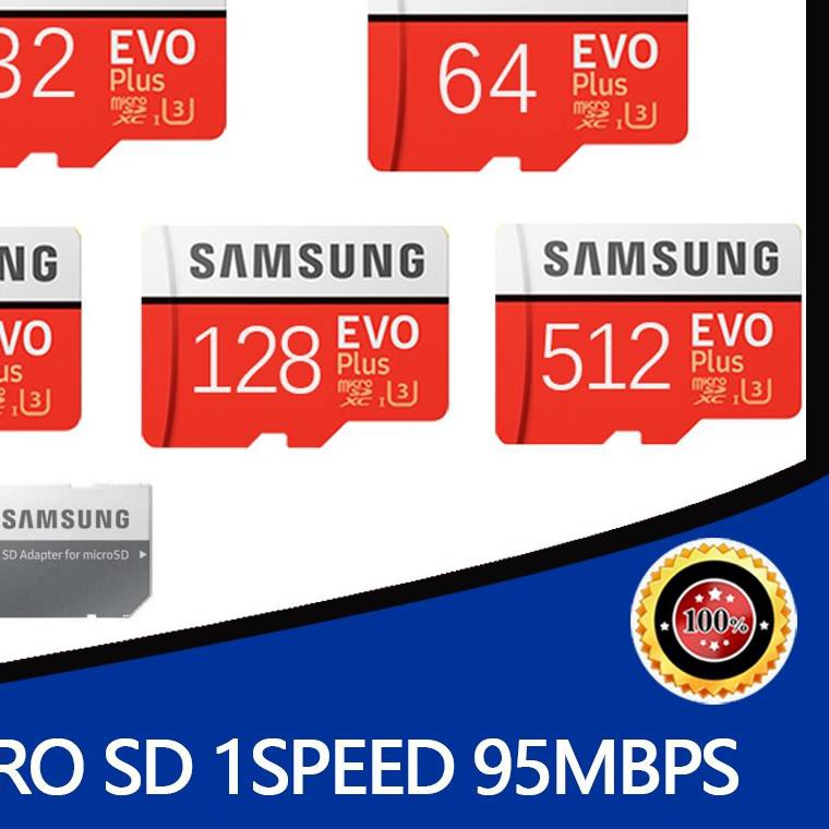 Samsung Evo Plus 32g 64g 128gb 256gb 512gb Class10 U3 Microsd Card Tf ...