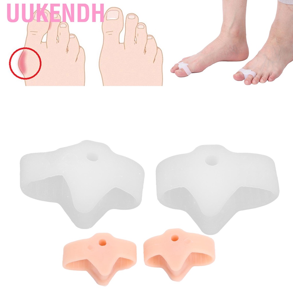 [COD]RTS 1Pair Three Holes Correction Hallux Valgus Relief Pain Toe ...