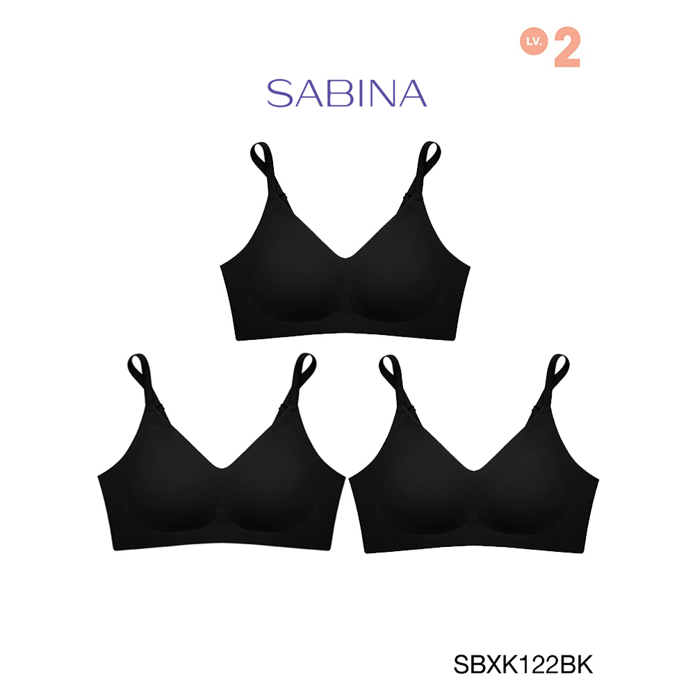 Sabina เสื้อชั้นใน รุ่น Soft Collection รหัส SBXK122 สีเนื้ออ่อน และสี ...