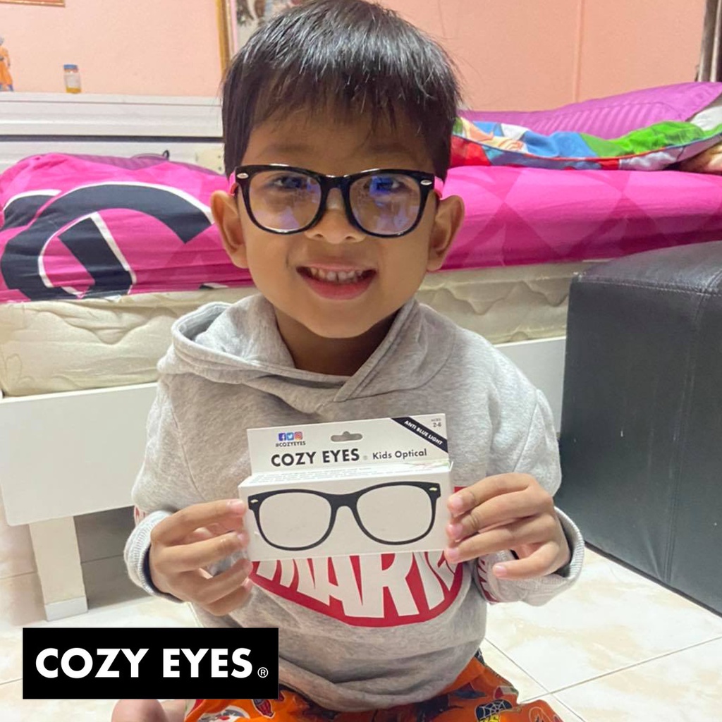 ราคาพิเศษ แว่นกรองแสงสีฟ้า รุ่นอายุ 2-5 ขวบ COZY EYES ตัดแสงฟ้าจากมือ ...