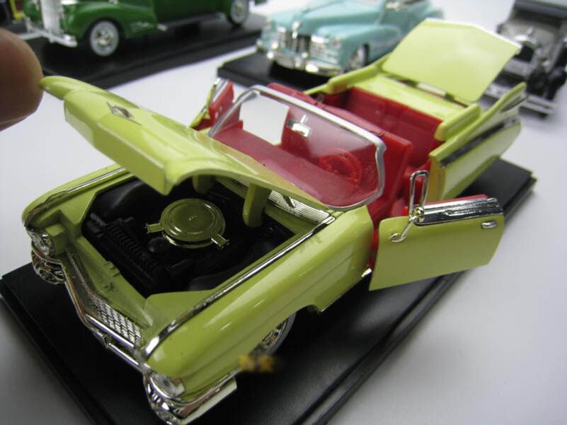 132 Alloy Die Cast Sigma Cadillac Yellow Convertible Model Toy Car ...