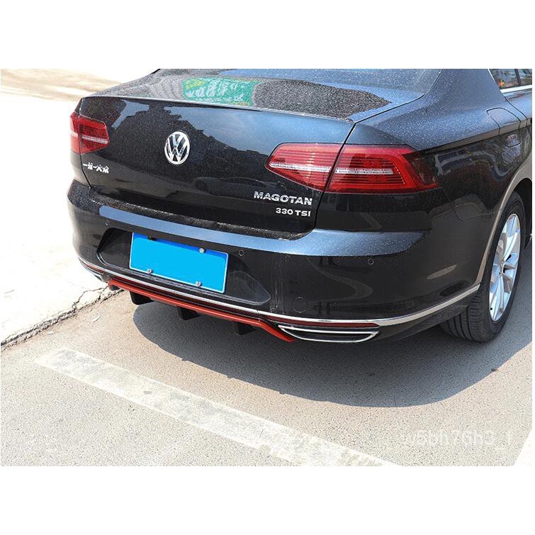 For Passat B8 Body kit spoiler 2017-2019 For Passat B8 ABS Rear lip ...