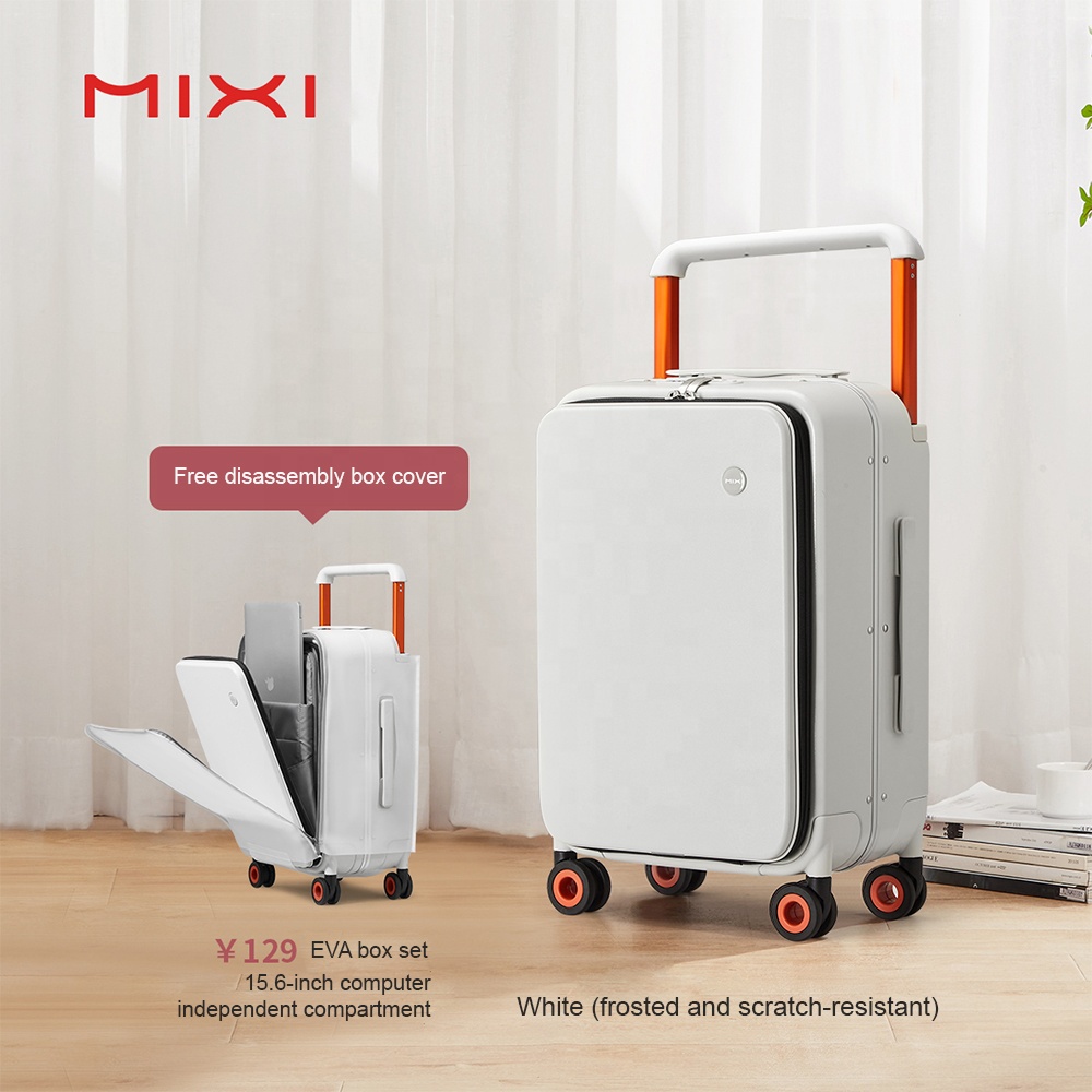 กระเป๋าเดินทางMixi luxury latest designed aluminum silent wheel trolley ...