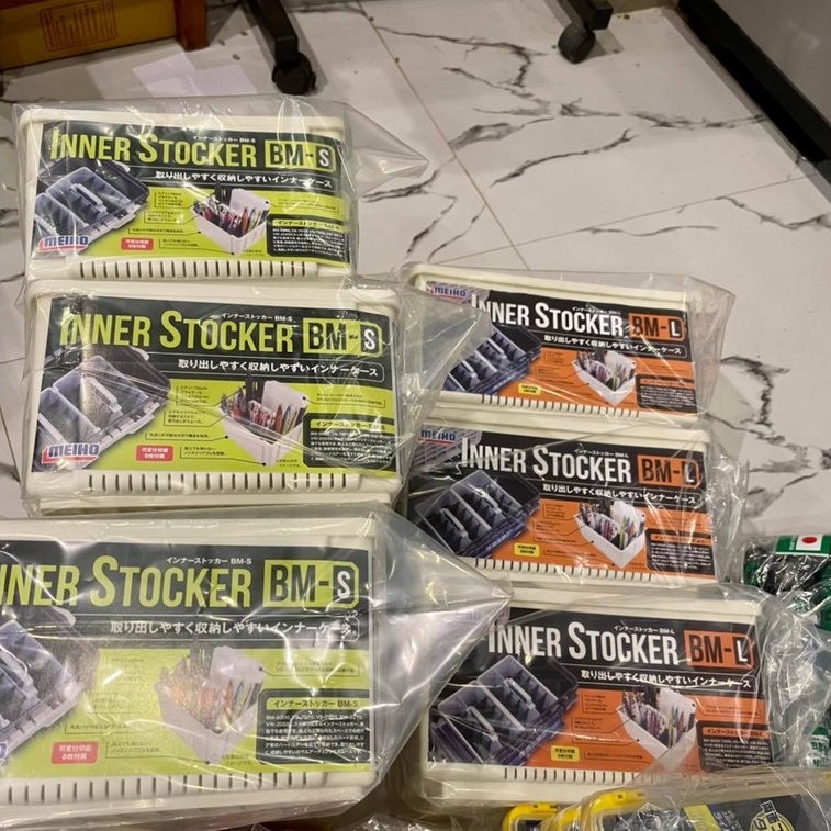 Meiho Inner Stocker BM-S L กล่องย่อย ใส่เหยื่อปลอม เหยื่อจิ๊ก หรือ Accessories ตกปลา ต่างๆ ...