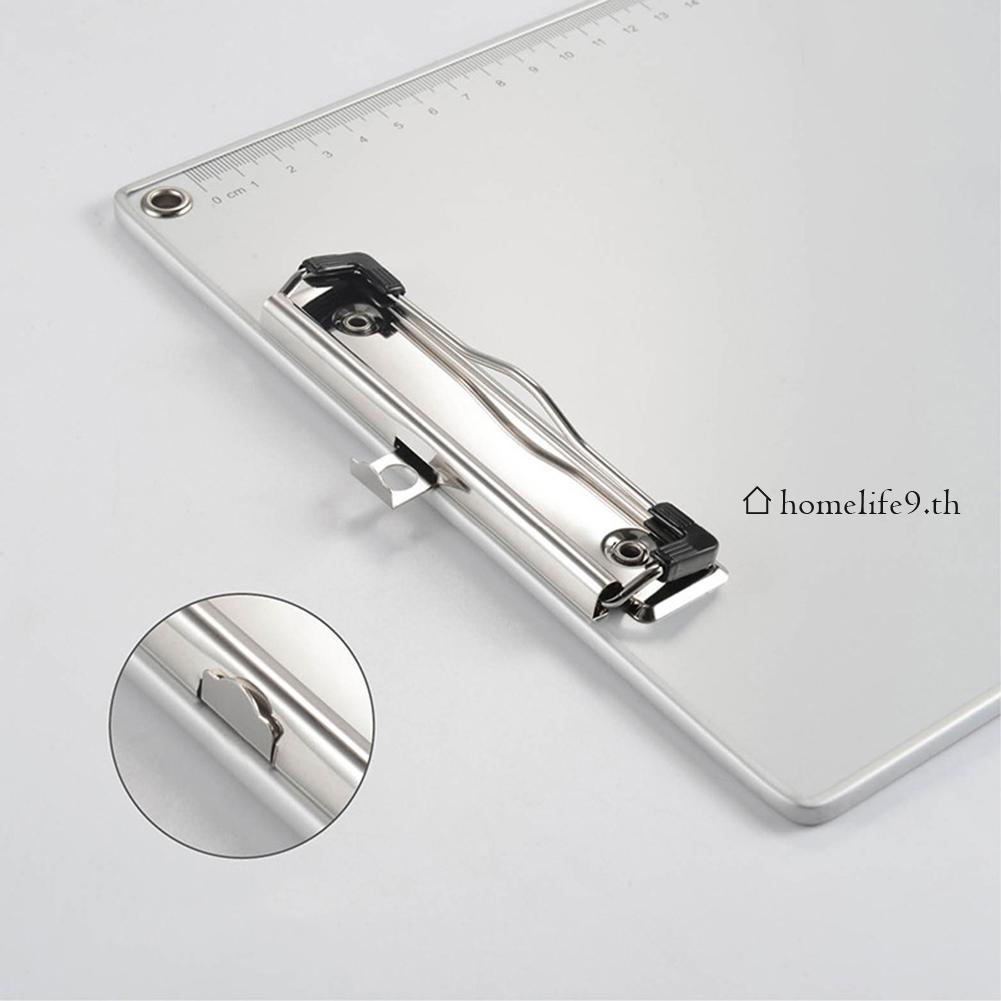 trumanss* Aluminum Alloy Clipboard Writing Board Clip File Folder ...