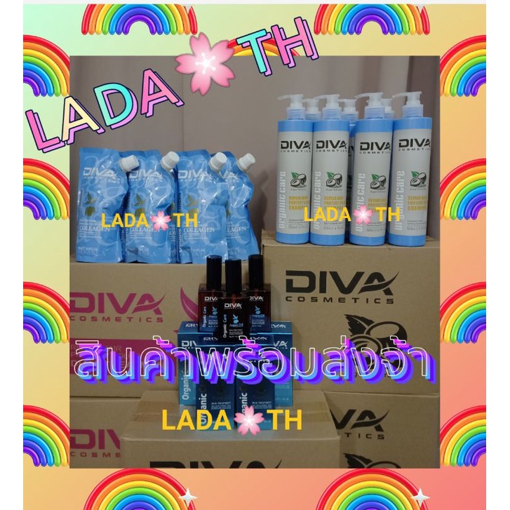 ขายดีอันดับ 1️⃣ แชมพู ดีว่า Diva Cosmetics Repair Hair Protect Colour ...
