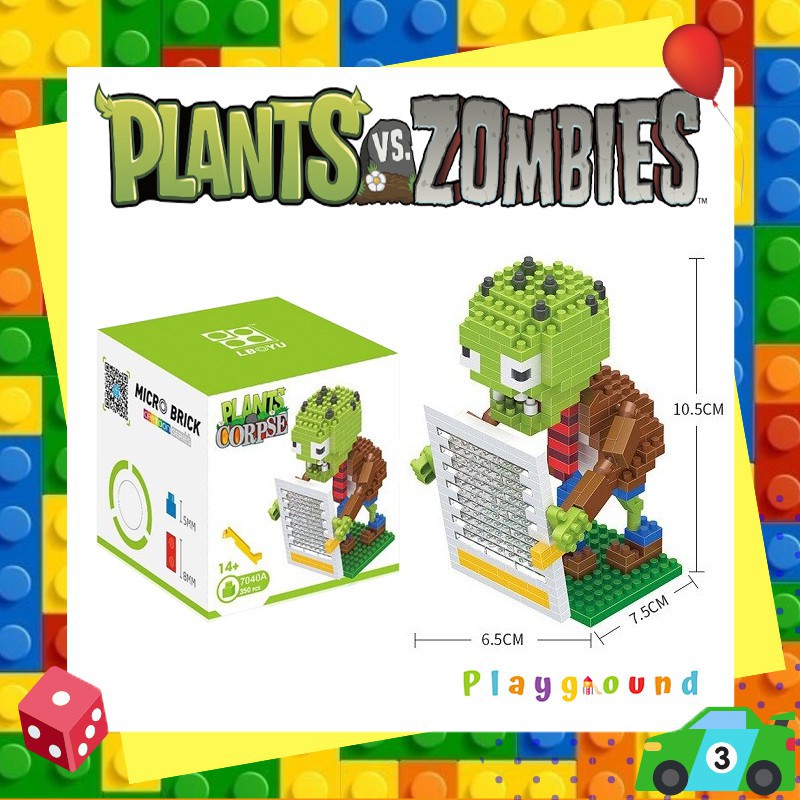 【ready stock】 ตัวต่อ นาโน เกมพืชปะทะซอมบี้ Nanoblock Plant Vs Zombies ...