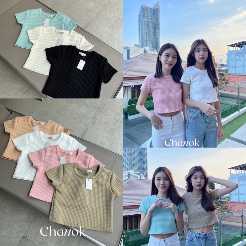 Chanok เสื้อคอปกแขนยาวผ้าไหมวิ้ง - chopphak_kinphak - ThaiPick