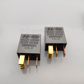 OMRON relay รีเลย์ 5 ขา DC 12V 20/10A 95225-2D000 KIA Honda bj-hyundai ...