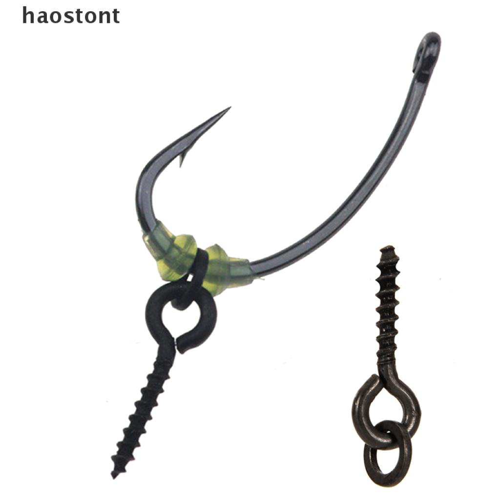 YS. 100pcs Carp Fishing Chod Boilie Screw with Ring Pop Up Peg Pellet Holder - yobusad.th - ThaiPick