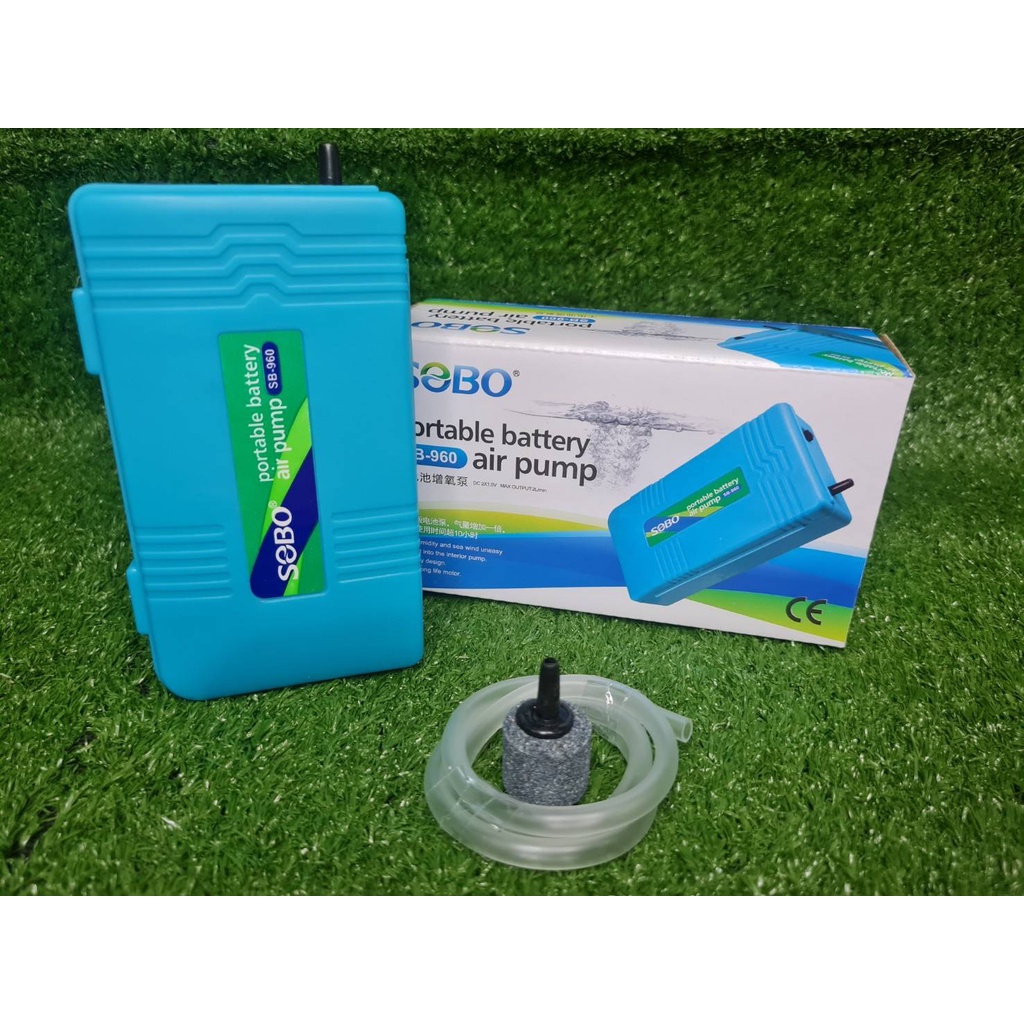 ปั๊มลม ปั๊มออกซิเจน SOBO SB-9903 1 ท่อ กรองฟองน้ำ ขนาดเล็ก ครบชุด ...