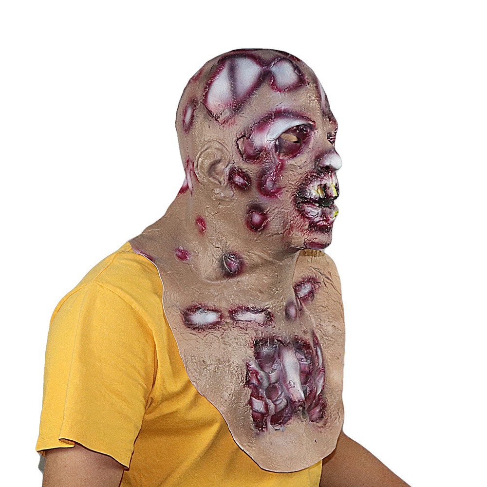 Halloween biohazard zombies mask biochemical rotten human marrow horror ...