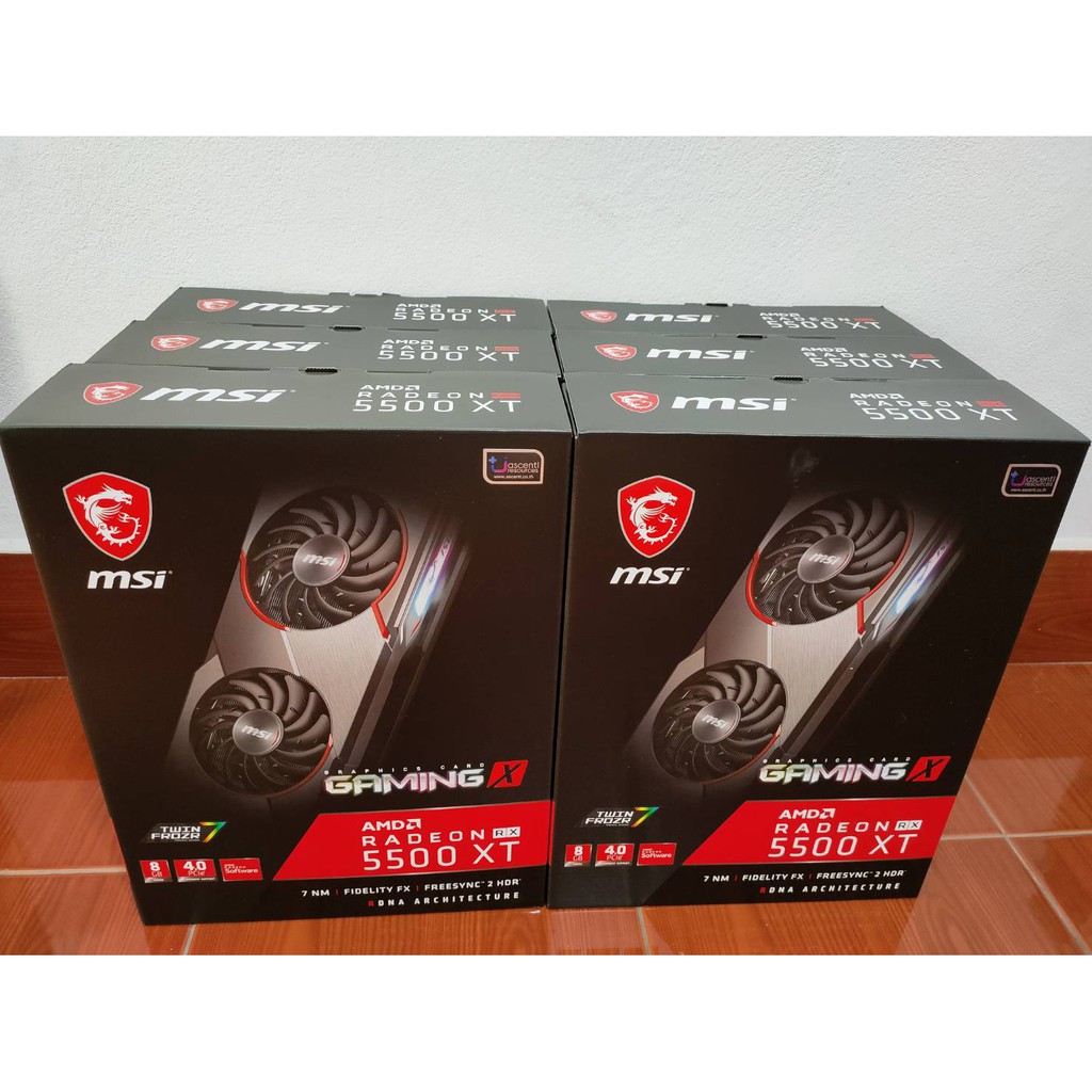 VGA (การ์ดจอ) MSI RADEON RX 5500 XT GAMING X 8G - 8GB GDDR6 Warranty ...