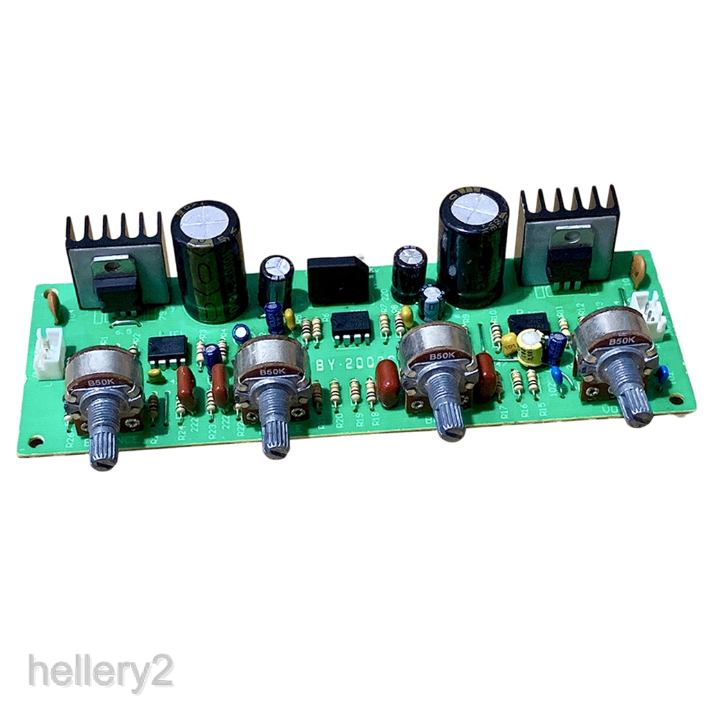 HELLERY2 HIFI Preamp Tone Board Bass Treble Volume Control Pre ...