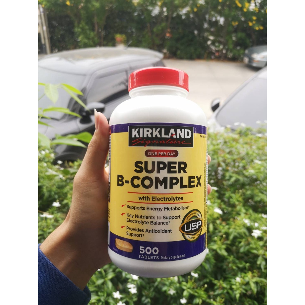 Kirkland signature Super B-Complex 500 Tablets วิตามินบีรวม ซุปเปอร์บี ...