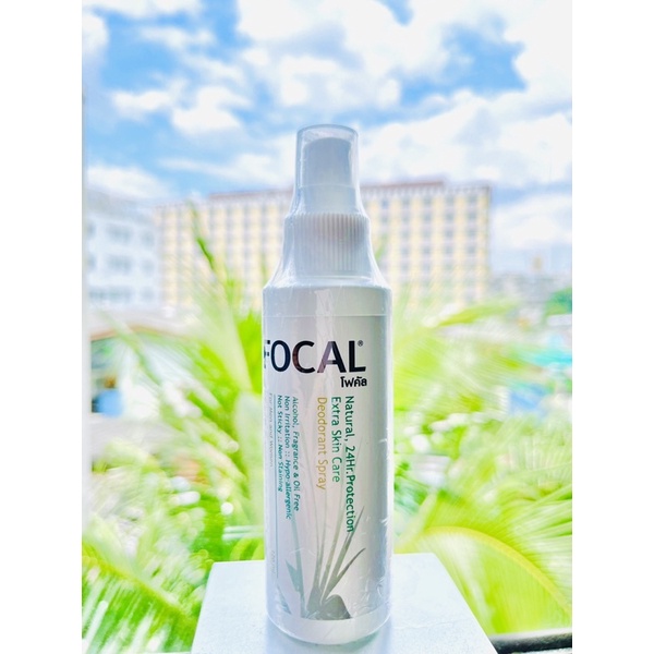 FOCAL Deodorant Spray 120 mL สเปรย์สารส้ม โฟคัล 120 มล. ระงับกลิ่นดี ...