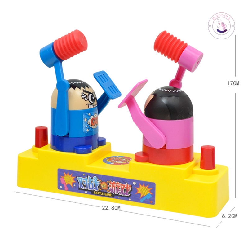 Kids Toy Against Man Hit Head Fighting Puppets Parent-Child Interaction ...