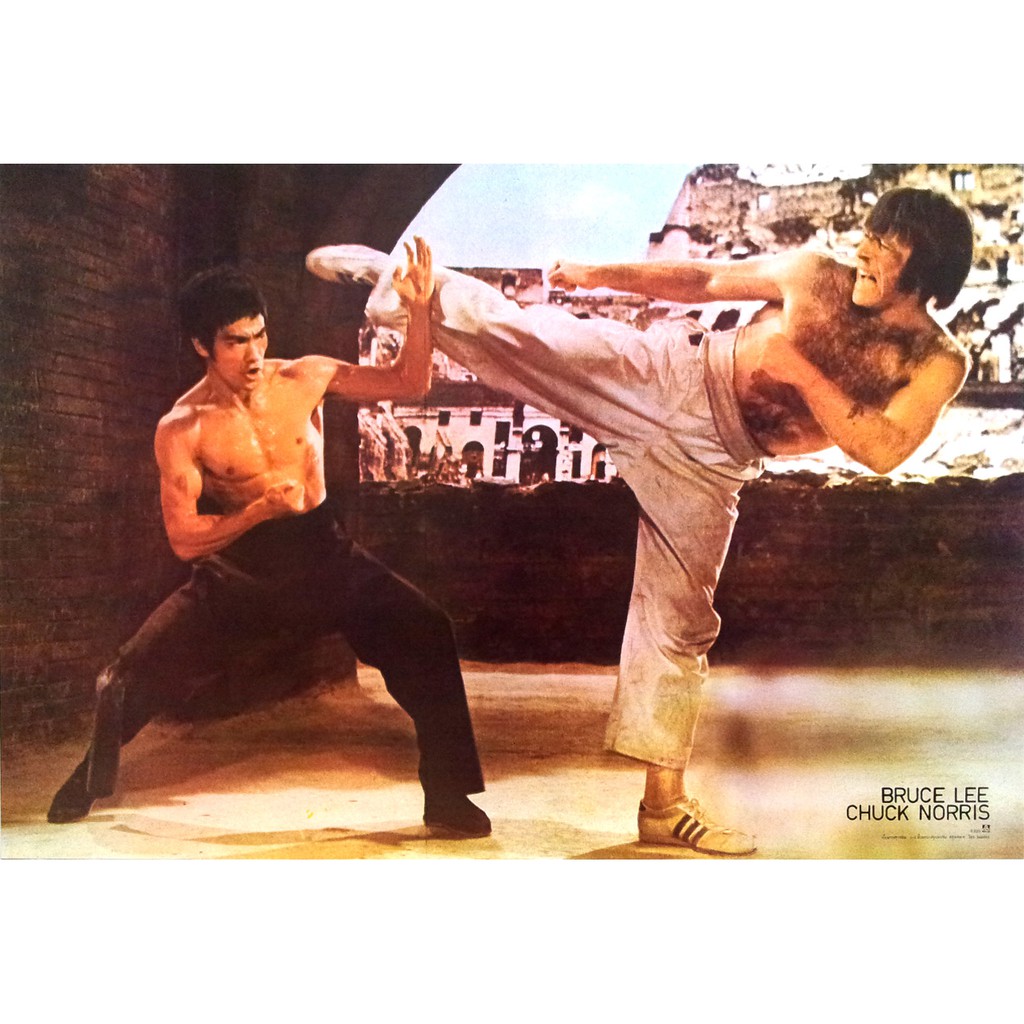 โปสเตอร์ ดารา หนัง บรูซลี BRUCE LEE VS CHUCK NORRIS Shortcut Movie ...