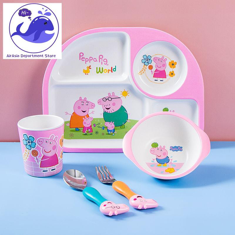 เครื่องใช้บนโต๊ะอาหารสำหรับเด็กชุดเครื่องใช้บนโต๊ะอาหารเด็กการ์ตูน ...