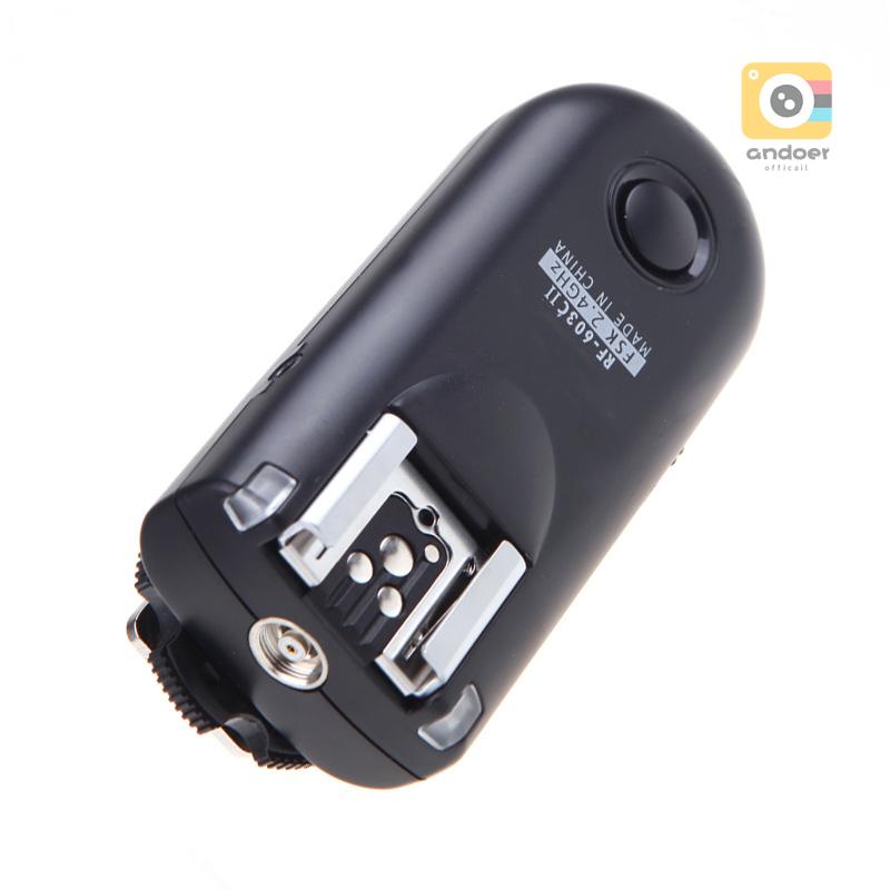 Rf-603c II รีโมตแฟลชทริกเกอร์ไร้สาย C3 แบบเปลี่ยน สําหรับ Canon 5D 1D ...