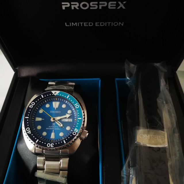 Seiko Turtle Blue Lagoon limited edition used like new - meedeekorn ...