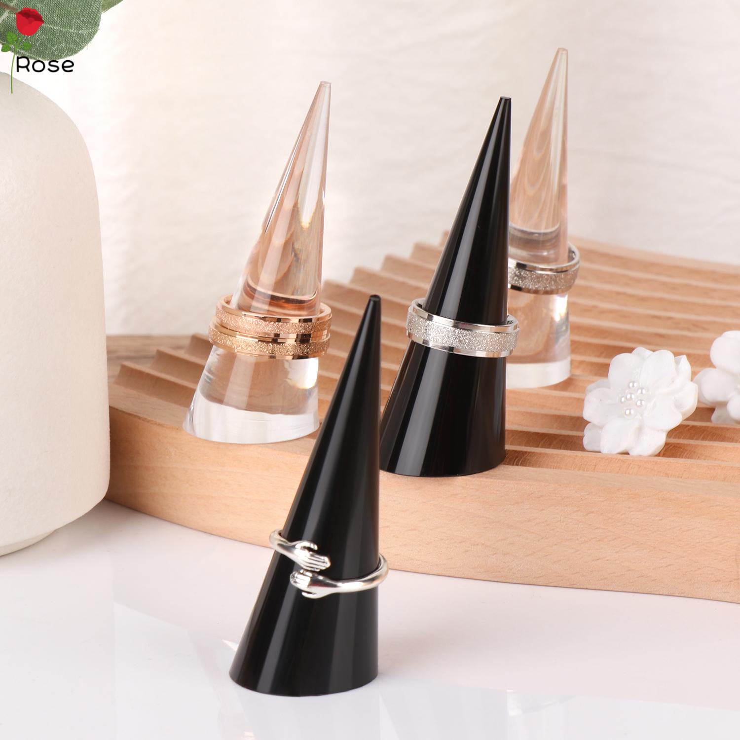 ROSE Jewelry Display Stand Ring Stand Cone-Shape Ring Holder Display ...
