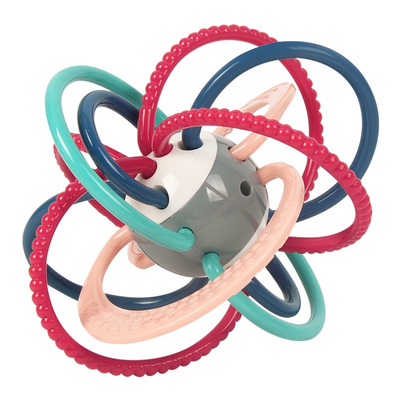 ของเล่นและของสะสม Manhattan Ball Baby Hand Grab Toy 0-6-12 เดือน Touch ...