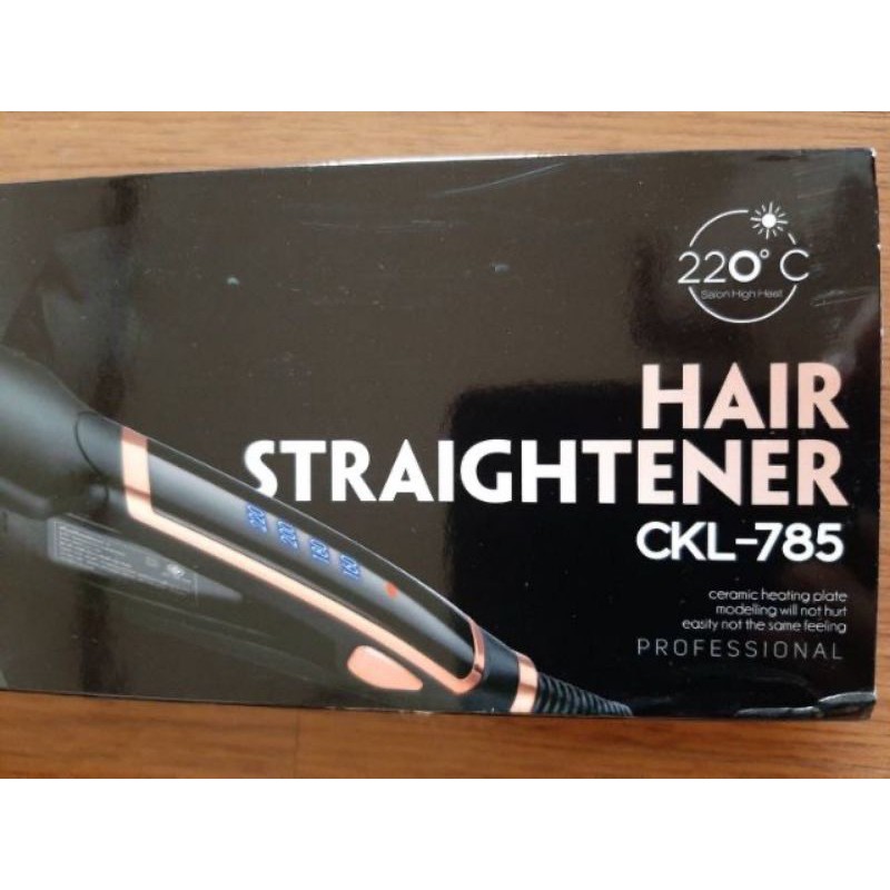 เครื่องหนีบผมCKL-785รุ่นใหม่ปรับอุณหภูมิได้มีมอก.หนีบเรียบเงางามถนอมเส้นผมรูปทรงสวยงามสดุดตาที ...