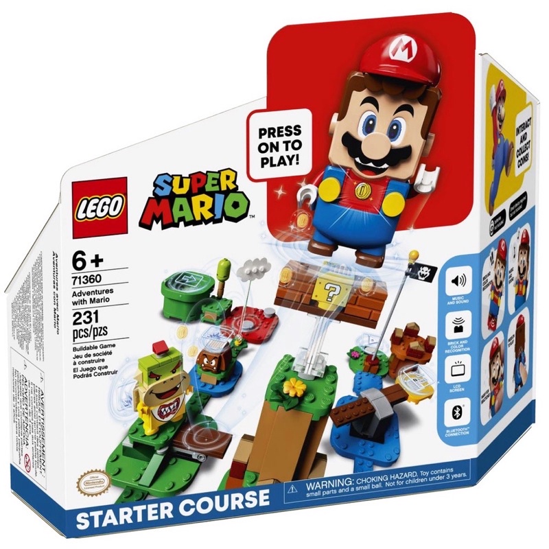 (พร้อมส่ง ได้ Coin back) Lego 71360 Super Mario Adventures with Mario ...