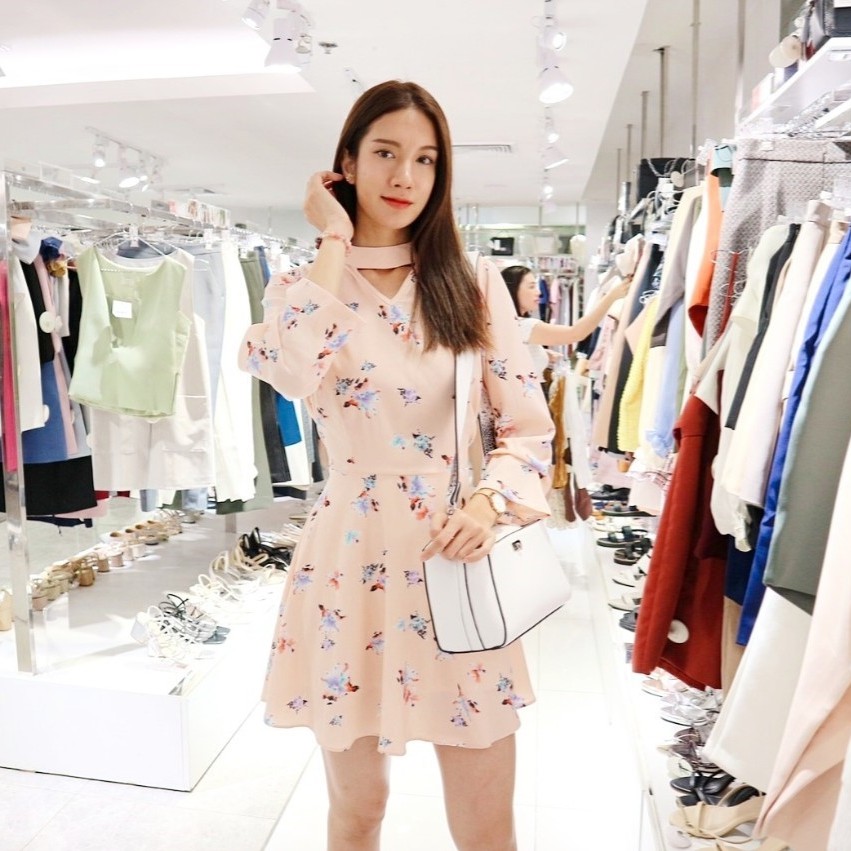 FGMN Poppy Pink Dress - sarinattha - ThaiPick