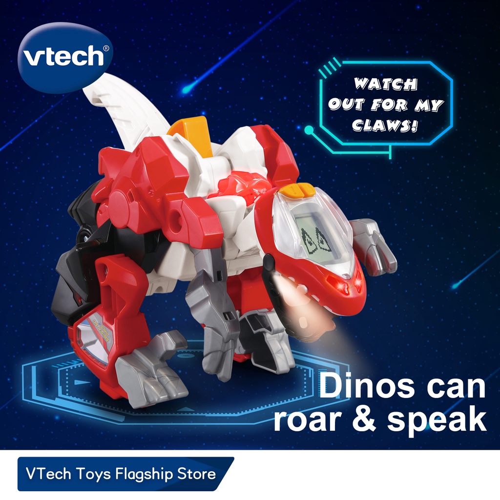 VTech Transforming dinosaur toys and Robot Toys Defender the ...