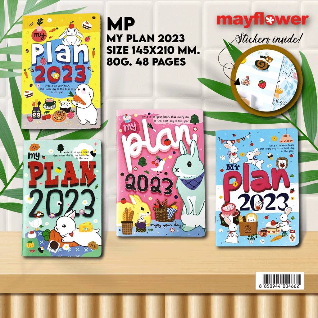 Mayflower MY PLAN 2023! แพลเนอร์ มายแพลน 2566 ขนาด A5 | Shopee Thailand