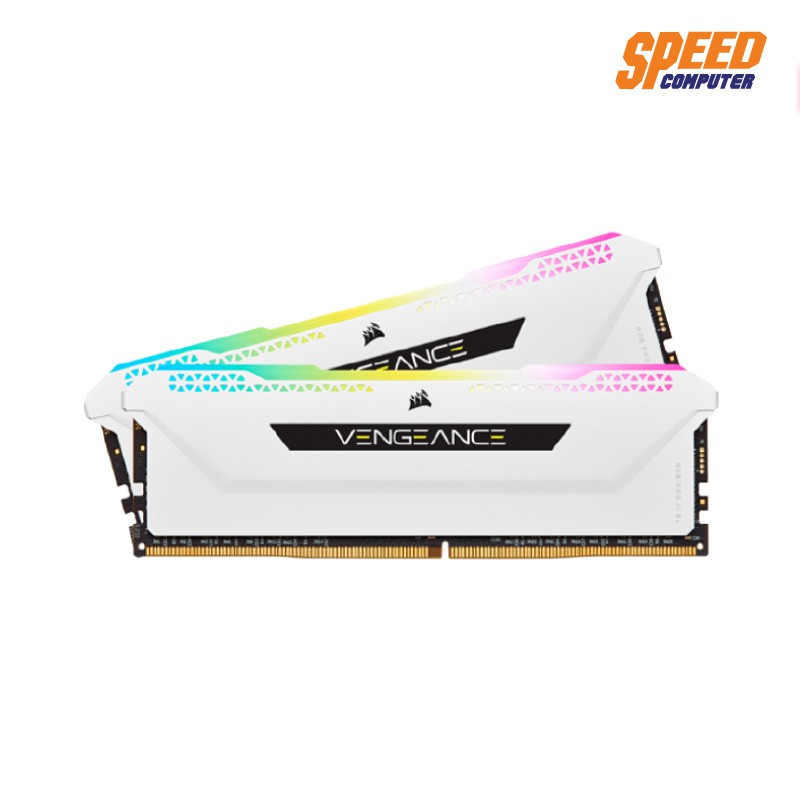RAM DDR4(3200) 32GB (16GBX2) CORSAIR Vengeance RGB PRO SL White ...