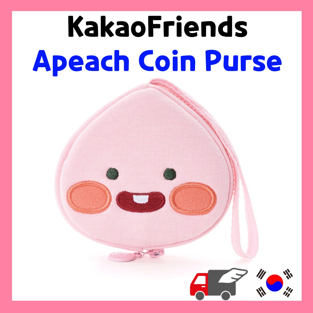 FoxShop KakaoFriends Little Apeach Coin Purse Coin Wallet Pouch ...