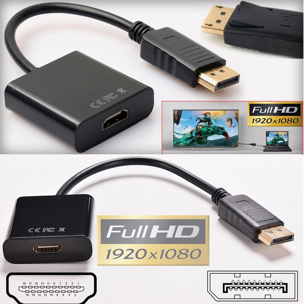 DisplayPort to HDMI Adapter | Shopee Thailand
