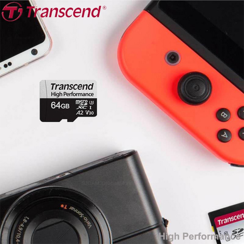 Transcend High Performance MicroSD Card 64GB (R 100MBs W 60MBs) สำหรับ ...