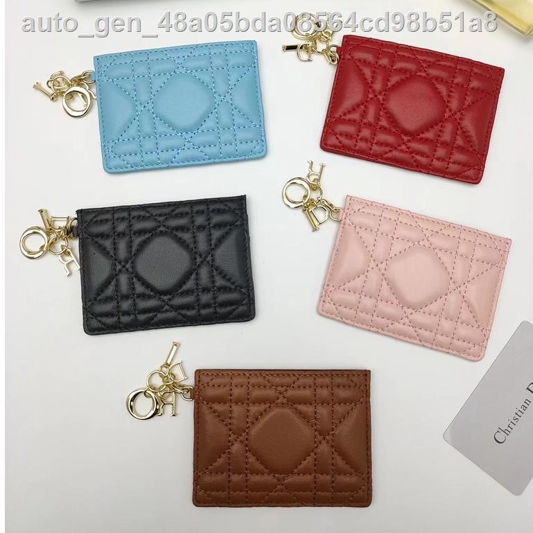 Original product Dior Lady card holder with box New leather holder ...