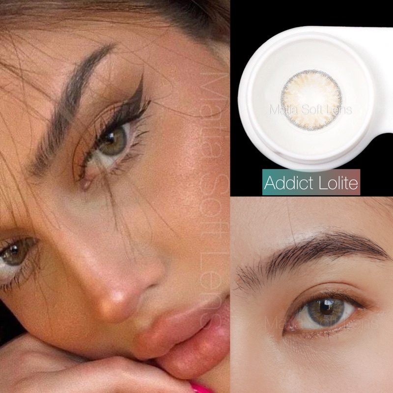 Addict Lolite คอนแทคเลนส์นำเข้า 390.- รายปี มีค่าสายตา | Shopee Thailand