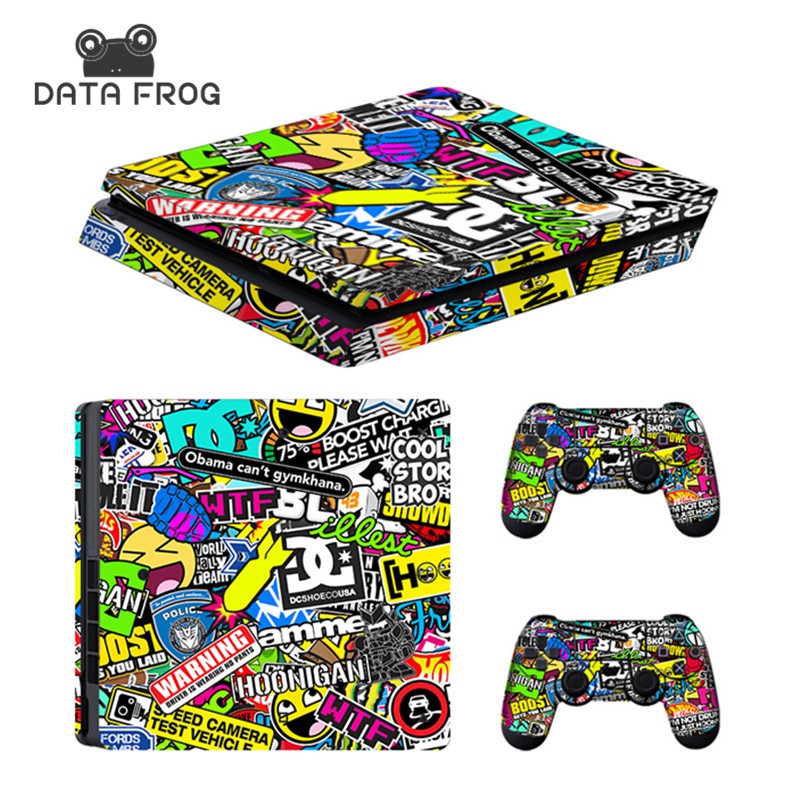 Data FROG สติกเกอร์ติดจอยเกม สําหรับ PS4 Slim Console | Shopee Thailand