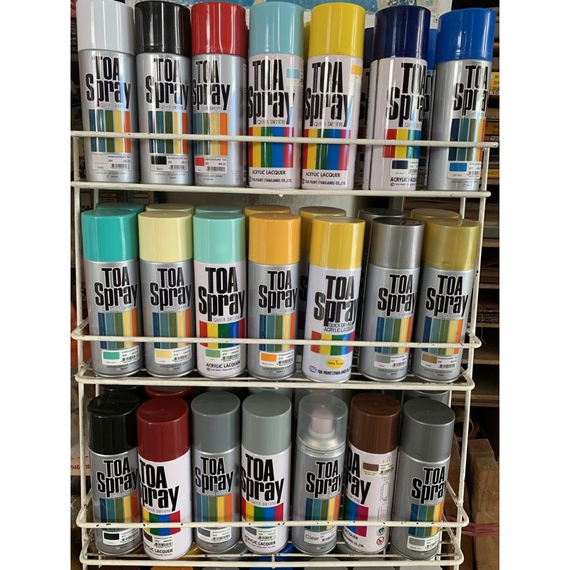 สีสเปรย์ TOA spray ทีโอเอ 400 CC ☘️Part1🍀 | Shopee Thailand