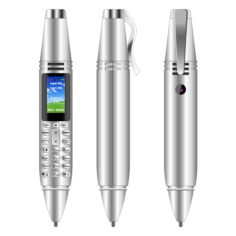 AK007 Pen Mini CellPhone 0.96quot Tiny Screen GSM Dual SIM Camera ...