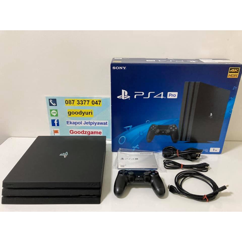 PS4 PRO 1TB 4KHDR fw7.50 สภาพดี พร้อมใช้งาน - goodzgame - ThaiPick