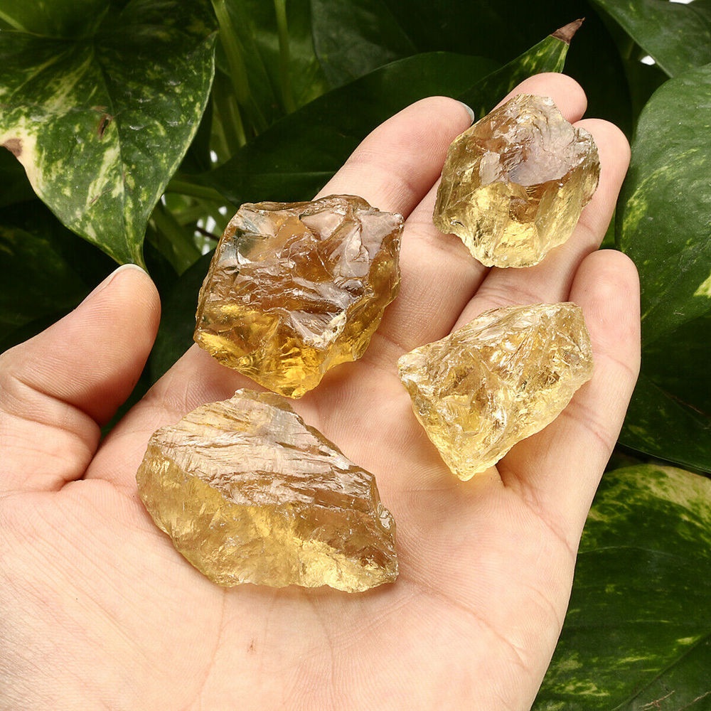 แร่100g Natural Raw Citrine Quartz Crystal al Stone Healing Reiki Mineral Secimen Home Decor ...